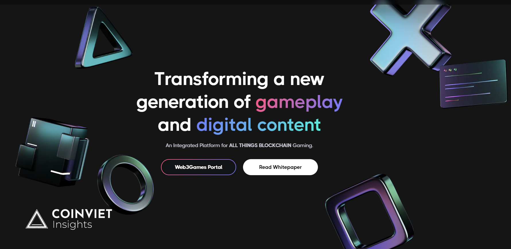 Web3Games là gì? Tổng quan về dự án và token W3G.