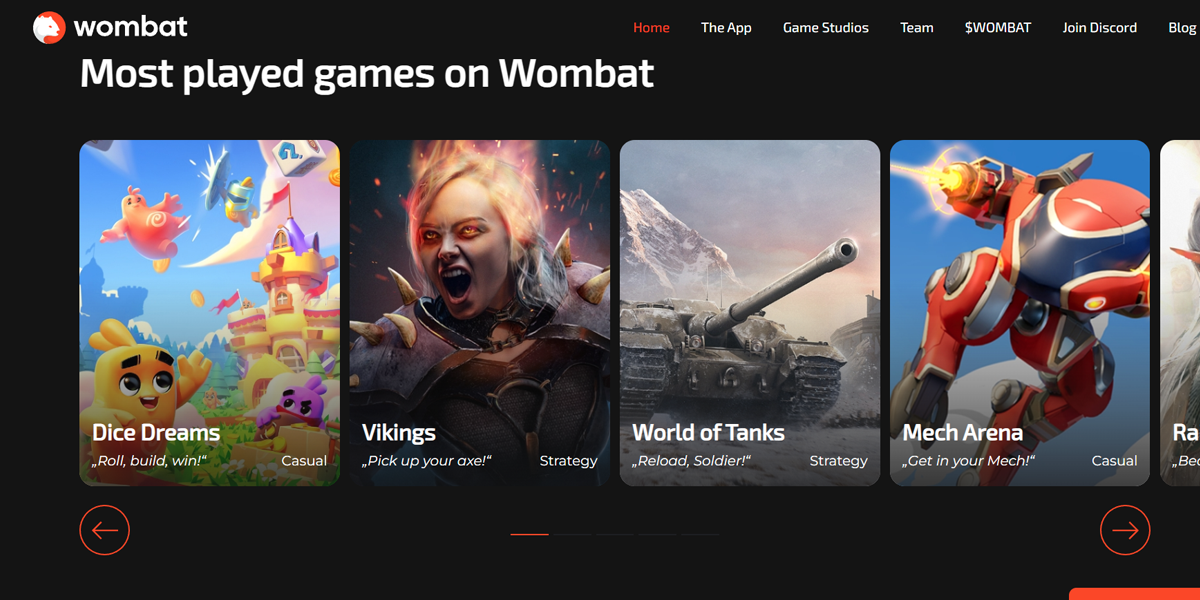 WOMBAT là gì? Dự án về nền tảng trò chơi Web 3