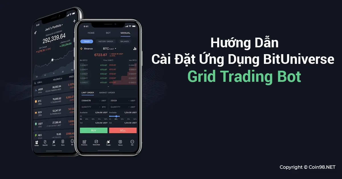 Hướng Dẫn Cài Đặt Ứng dụng BitUniverse – Grid Trading Bot
