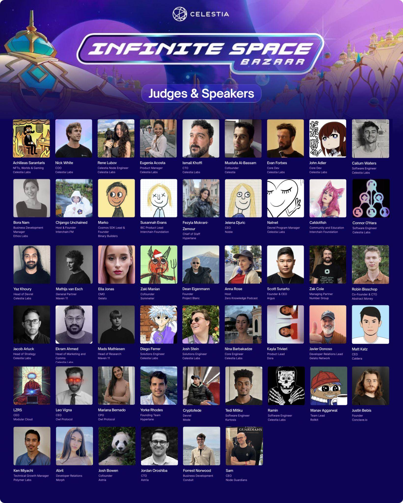 Celestia Tổ Chức Hackathon Infinite Space Bazaar