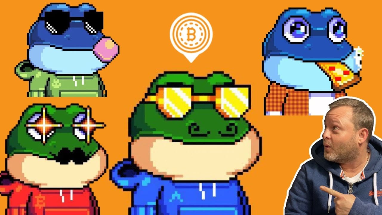Bitcoin Frogs: Từ bộ sưu tập free mint đến dẫn đầu thị trường NFT Ordinals